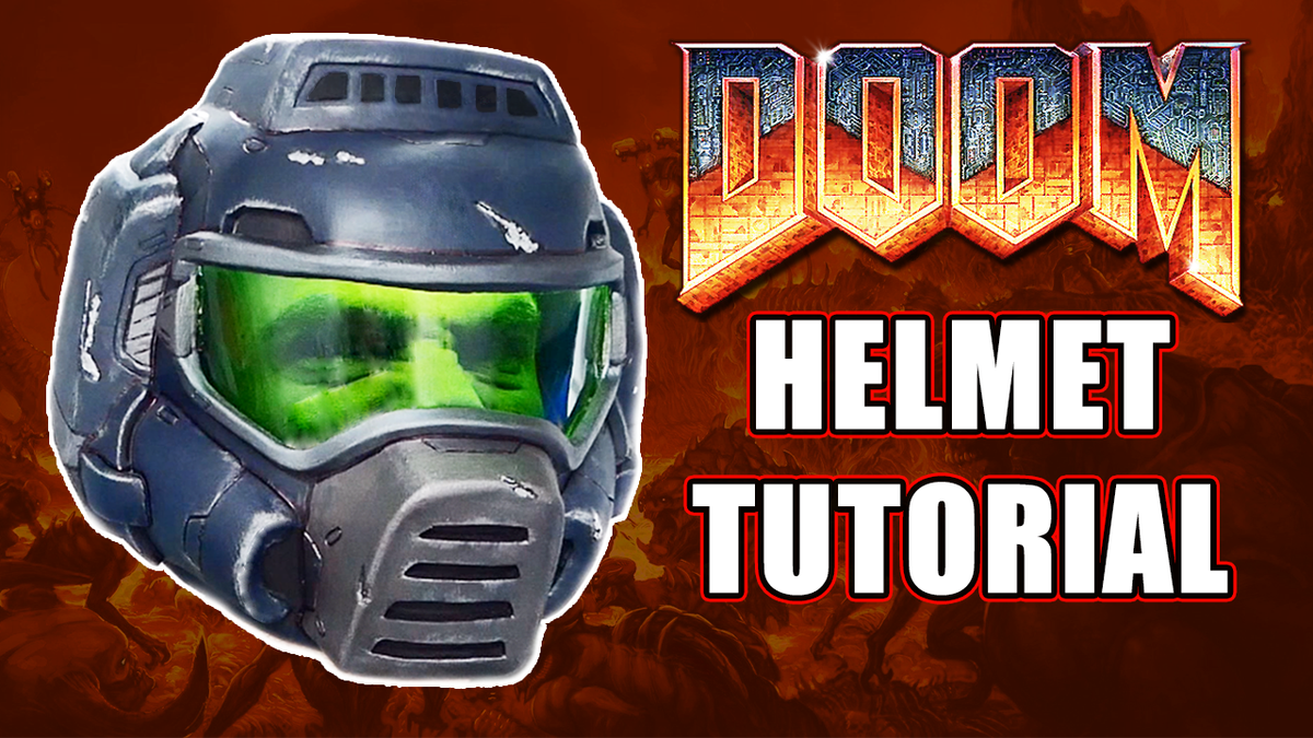 Classic Doomguy Helmet Build - EVA Foam – Heroesworkshop
