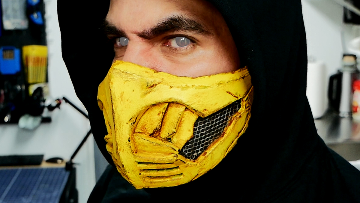 Scorpion Mask Tutorial - FREE Template – Heroesworkshop