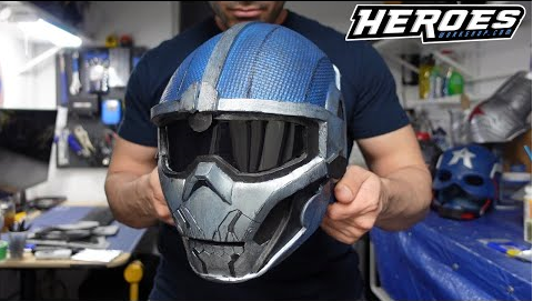 Taskmaster Helmet Build - EVA Foam - Black Widow Movie – Heroesworkshop