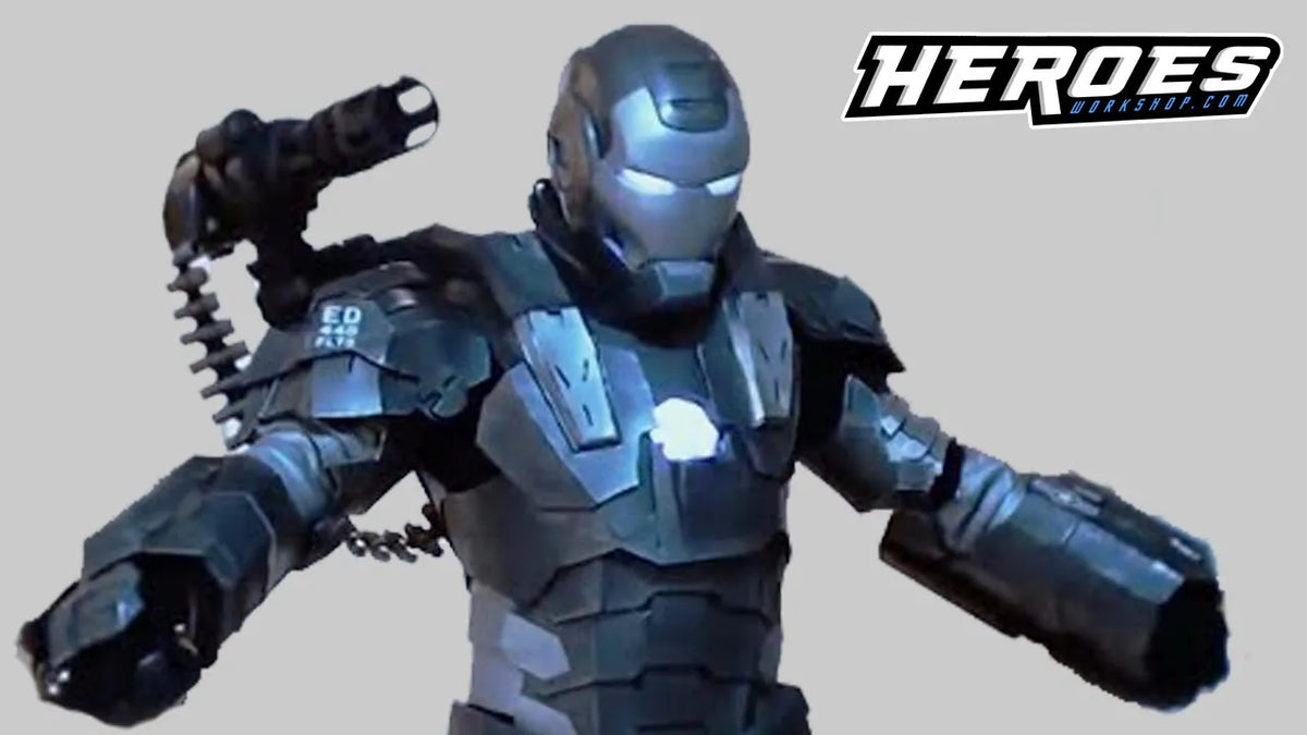 WAR MACHINE Cosplay Suit Up Test – Heroesworkshop