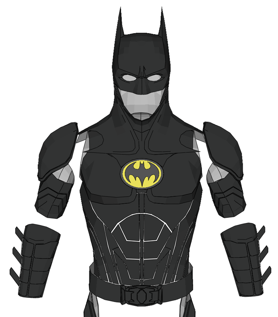 Batman (Flash Movie) Armor Cosplay EVA FOAM Pepakura File Templates DI ...