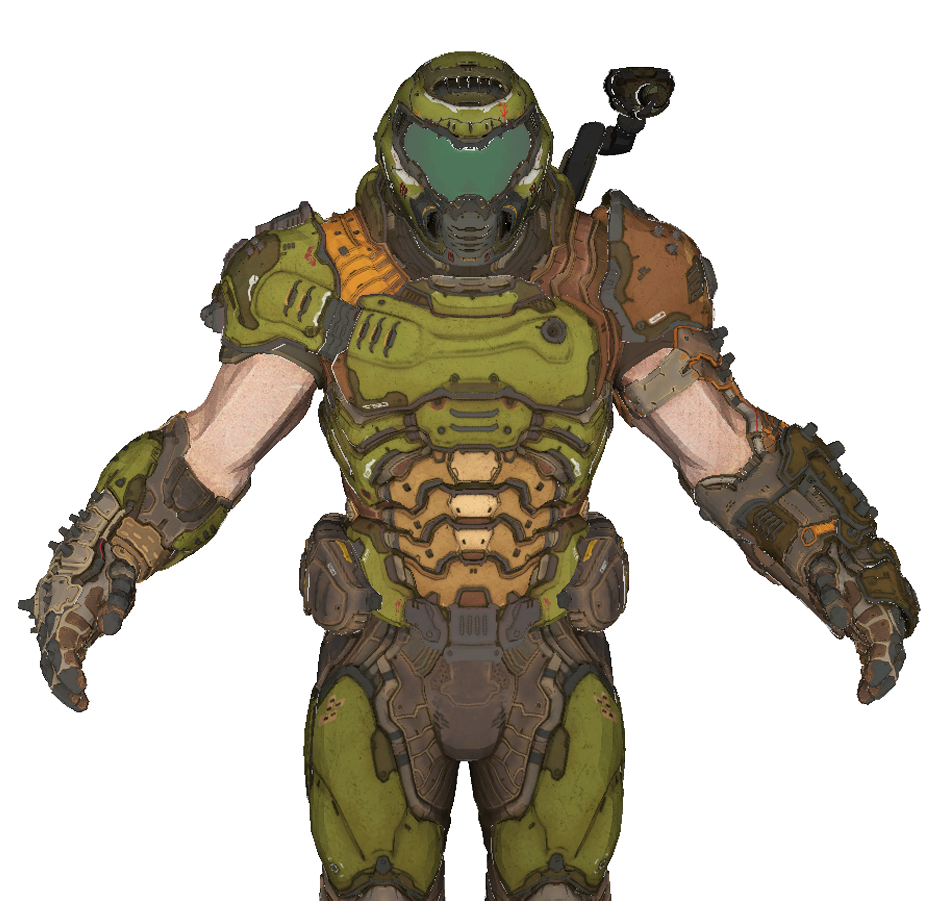 Doom Eternal Slayer Armor EVA Foam Cosplay Pepakura File Templates ...