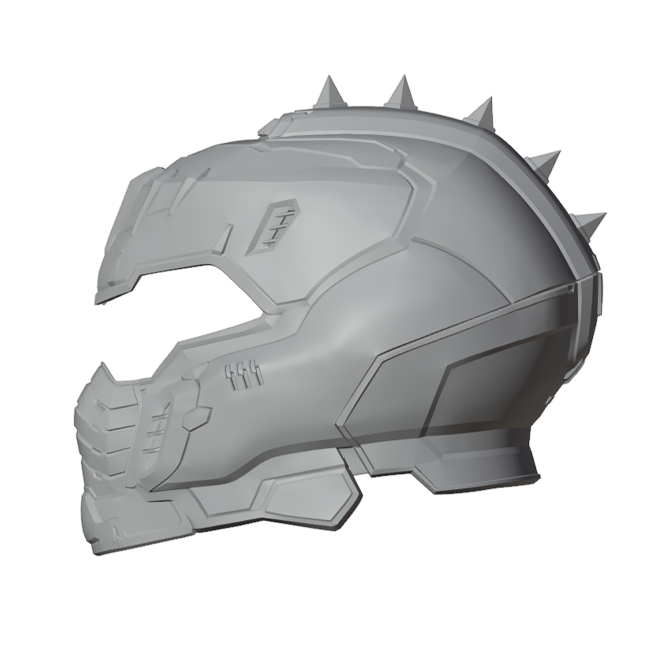 Doom Slayer Helmet 3D Print STL Files DIY - Doom: The Dark Ages ...