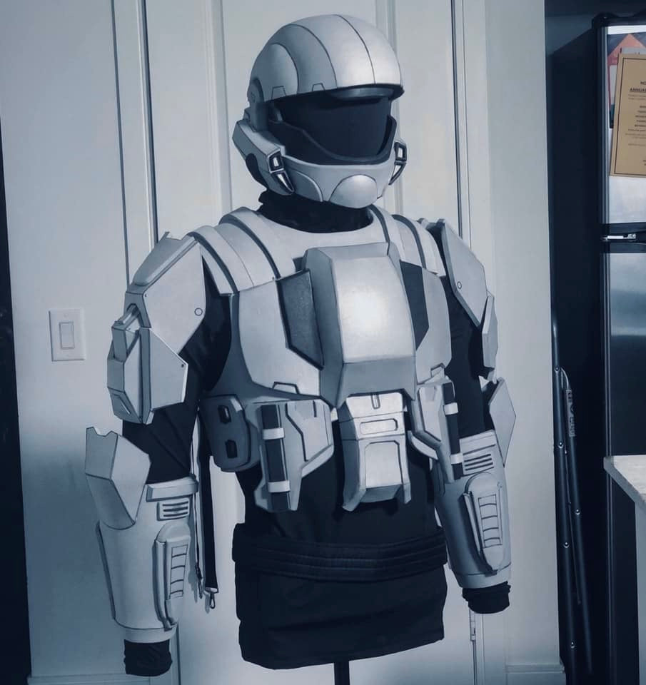 Halo 3 ODST EVA Foam Armor Cosplay Pepakura File Templates DIY ...