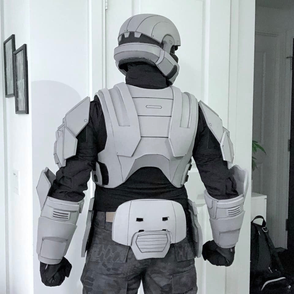 Halo 3 ODST EVA Foam Armor Cosplay Pepakura File Templates DIY ...