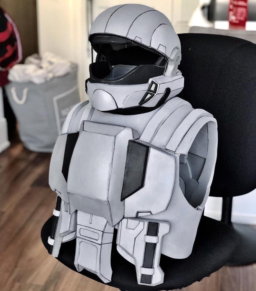 Halo 3 ODST EVA Foam Armor Cosplay Pepakura File Templates DIY ...