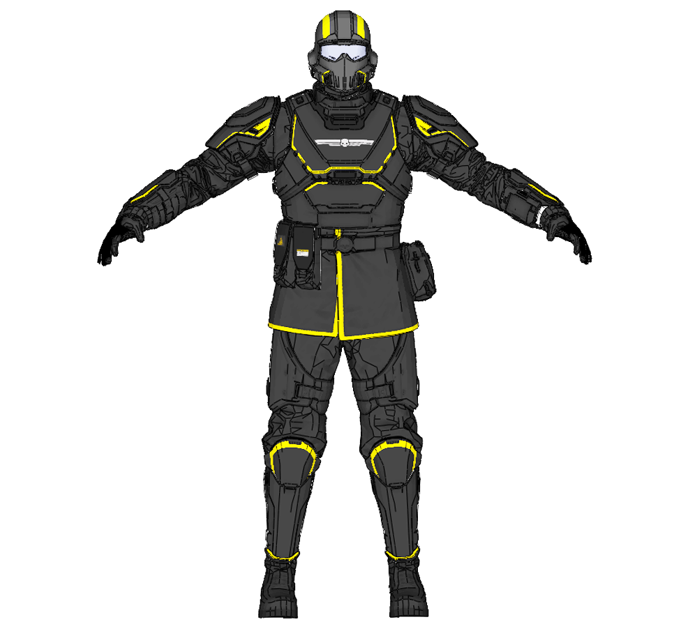 Helldivers 2 Full Armor Cosplay EVA Foam Pepakura File Templates ...