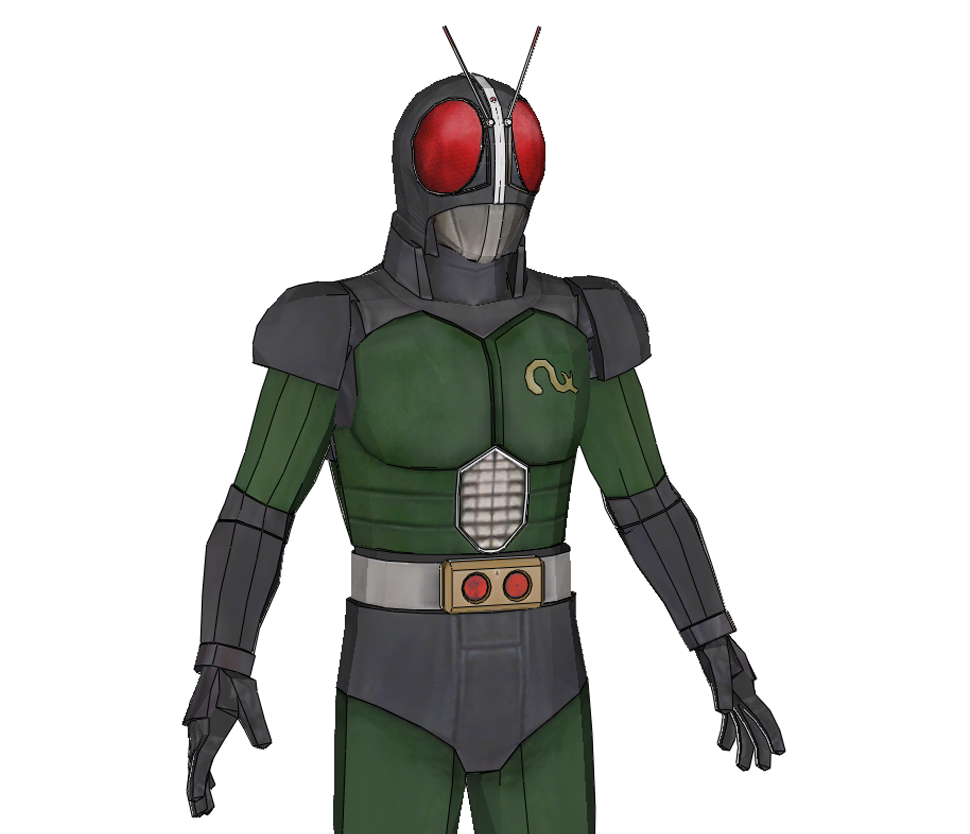 Kamen Rider Black RX Cosplay EVA FOAM Pepakura File Templates ...