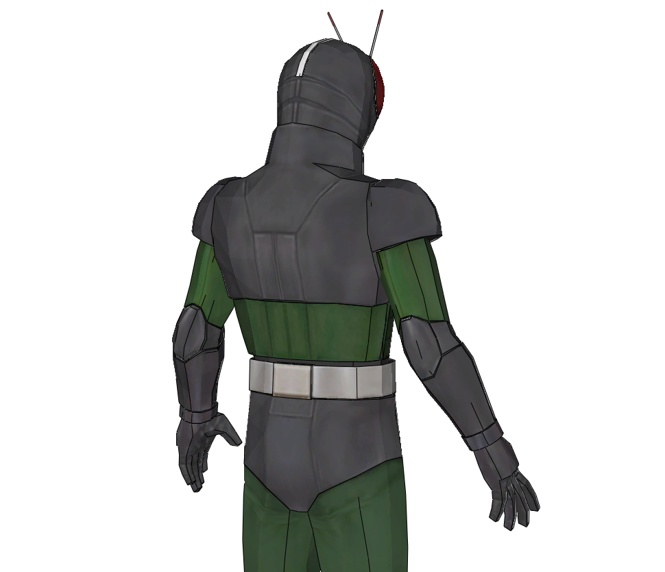 Kamen Rider Black RX Cosplay EVA FOAM Pepakura File Templates ...