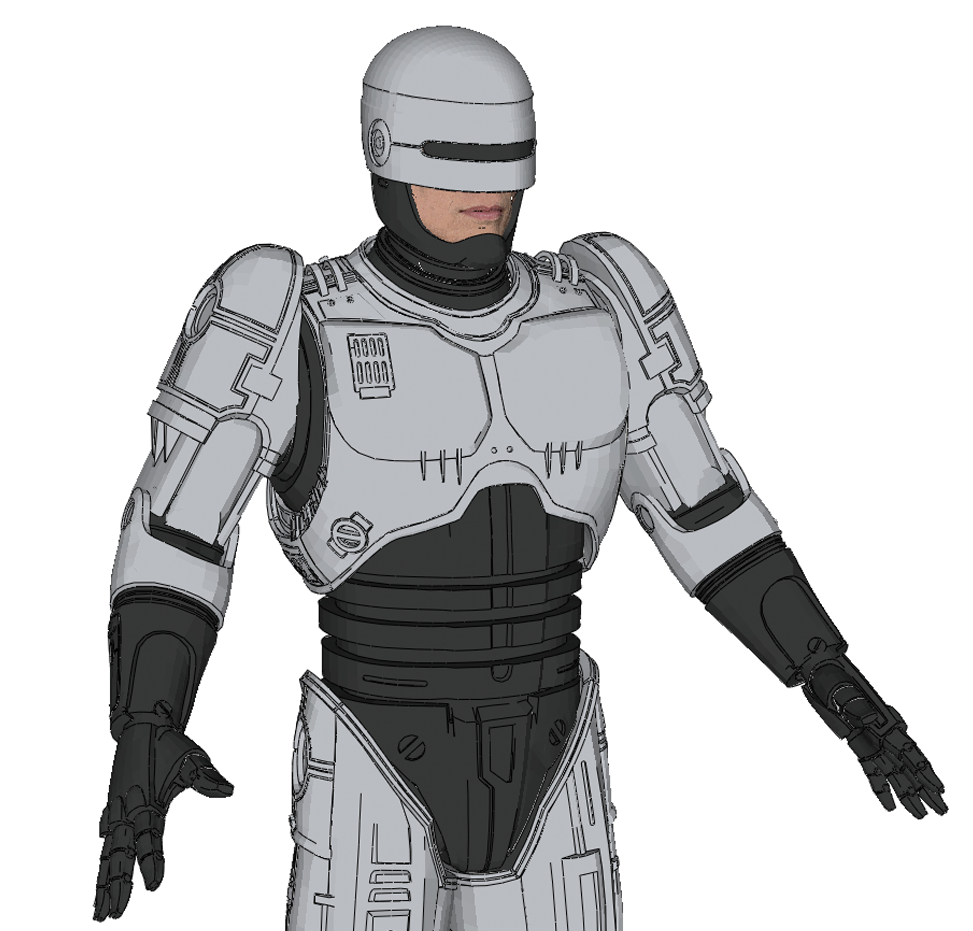 RoboCop (1987) Cosplay EVA Foam Pepakura File Templates DIY ...