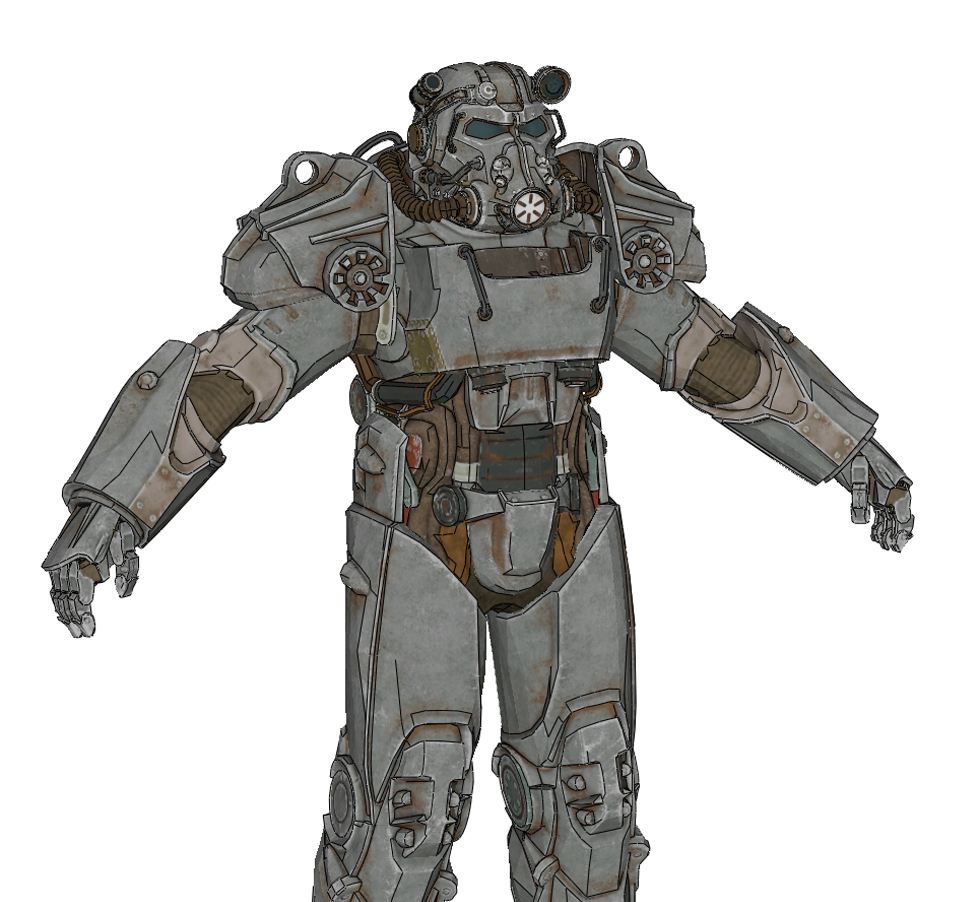 FALLOUT T-60 Power Armor EVA Foam Pepakura File Templates – Heroesworkshop