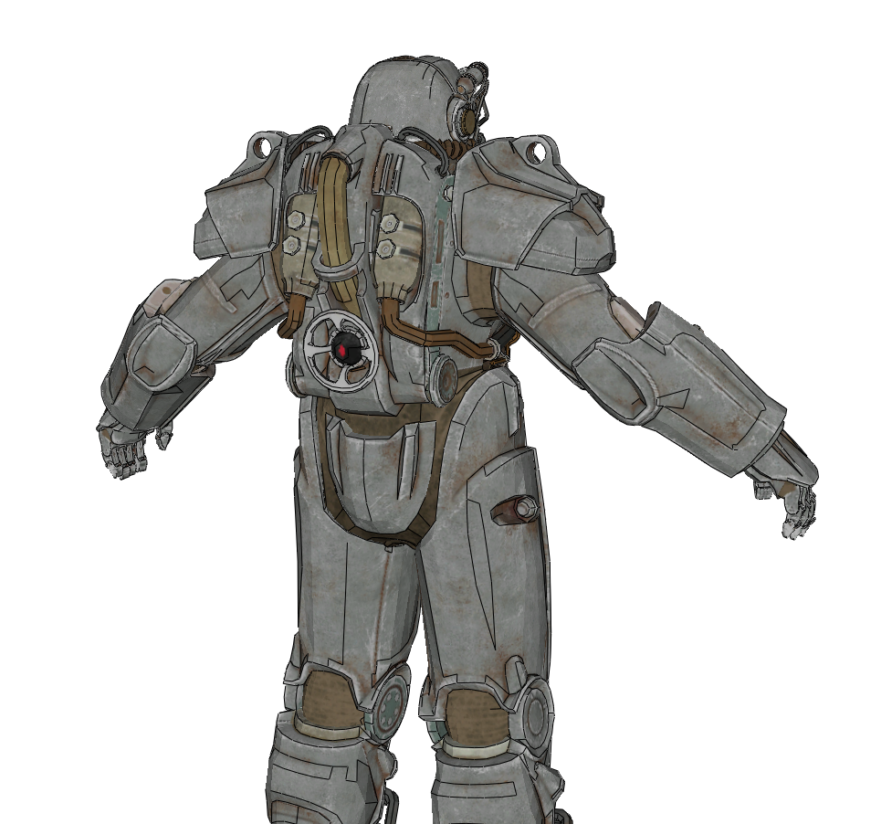 FALLOUT T-60 Power Armor EVA Foam Pepakura File Templates – Heroesworkshop