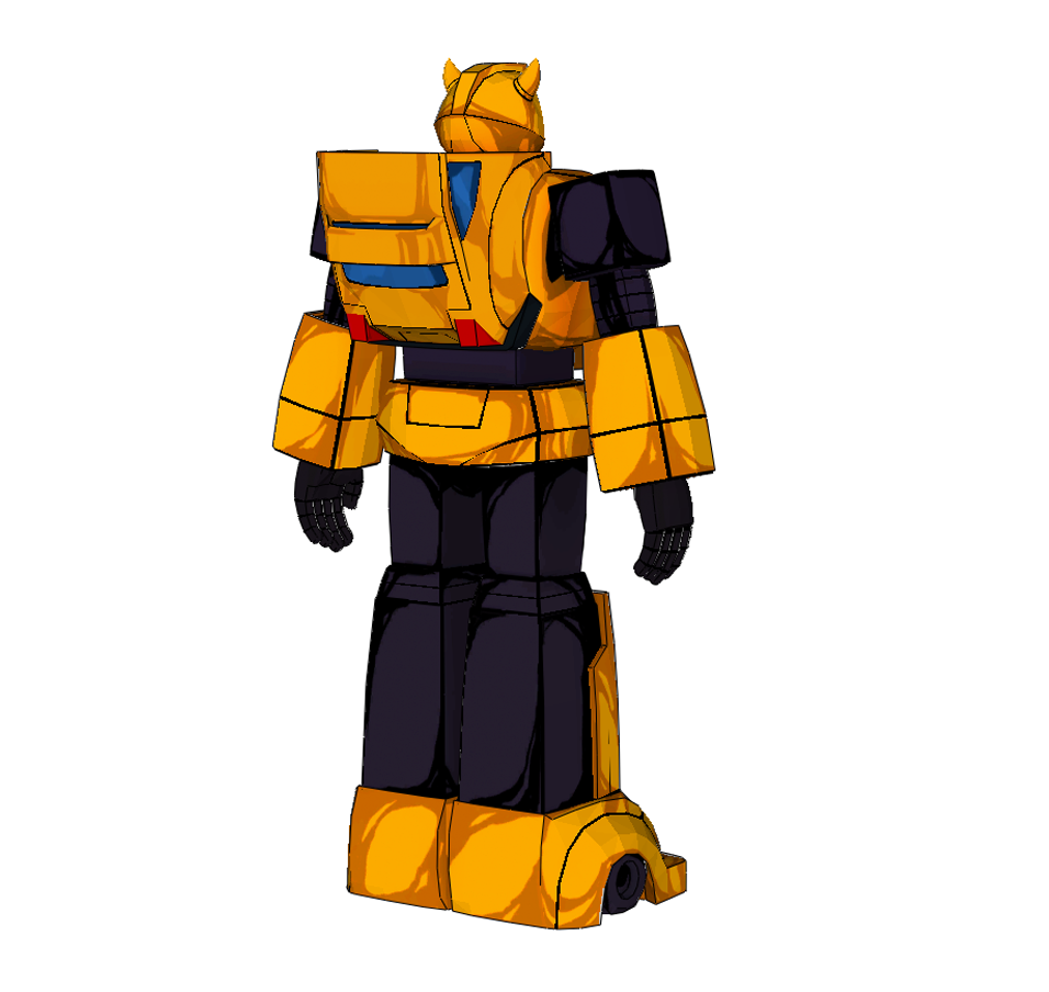 Bumblebee Transformers G1 Cosplay Full EVA Foam Pepakura File Template ...