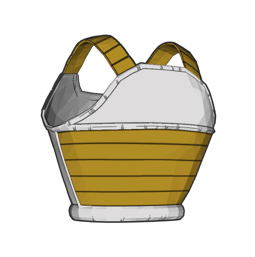 Dragon ball Z / Super Saiyan Cosplay Armor - EVA Foam Pepakura File Te ...