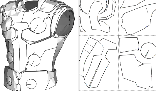 Thor - Infinity War - Foam Cosplay Armor Pepakura File Template ...
