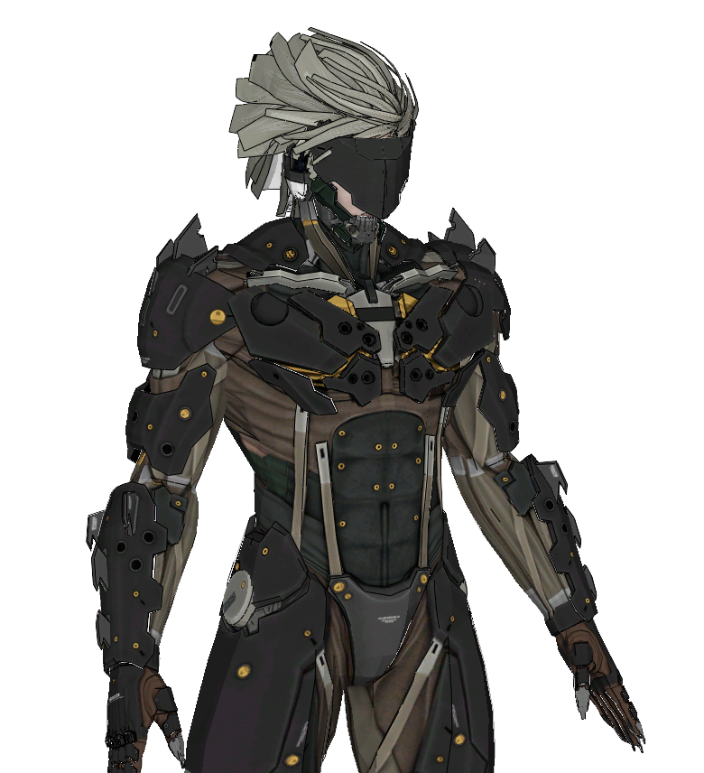 Raiden Full Cosplay EVA Foam Pepakura File Templates - Metal Gear Risi ...